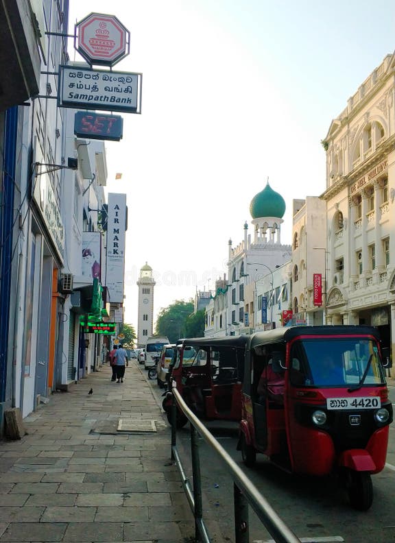 Tourist Attraction Colombo Tower Clock Lighthouse Editorial Photo ...