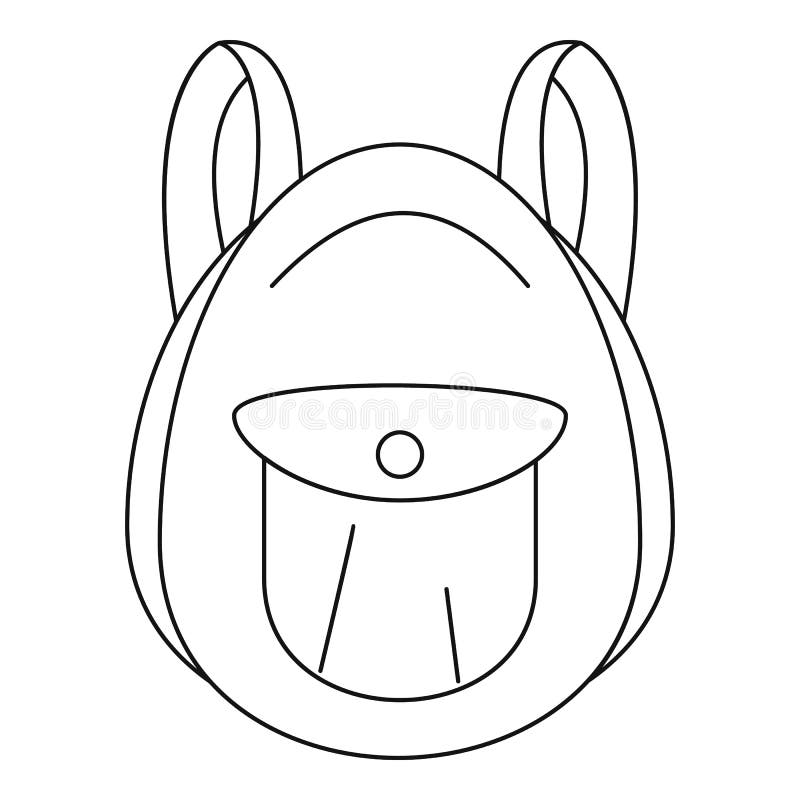 Military Hiking Backpack Outline Stock Illustrations – 374 Military ...