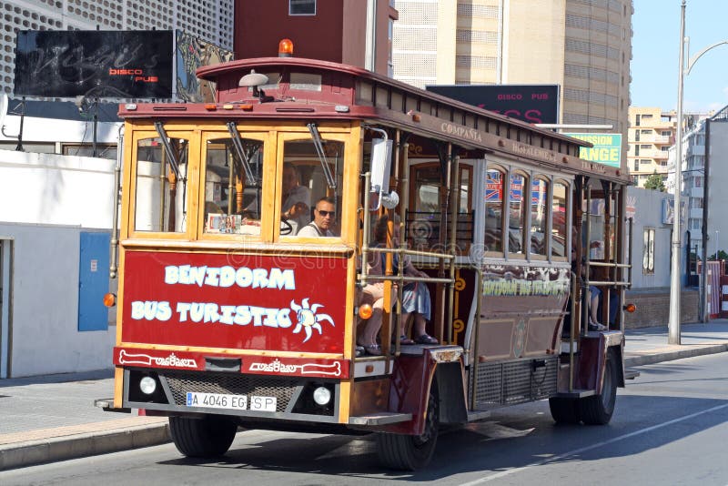 Benidorm Bus editorial photography. Image of tour, coach - 47464807