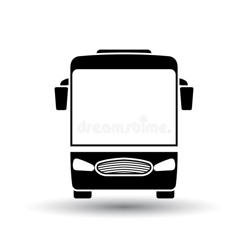 Tourist Bus Icon Front View Stock Vector - Illustration of travel, road ... Tourist Bus Icon Front View Stock Vector - Illustration of travel, road ...