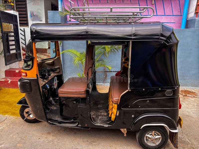 Tourist Favorite Auto Rickshaw in Hampi Stock Image - Image of vehicle ...