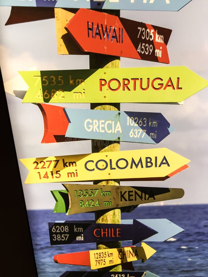 Tourist Guide, Road Sign, Colored, Direction, Traffic Sign Stock Image ...