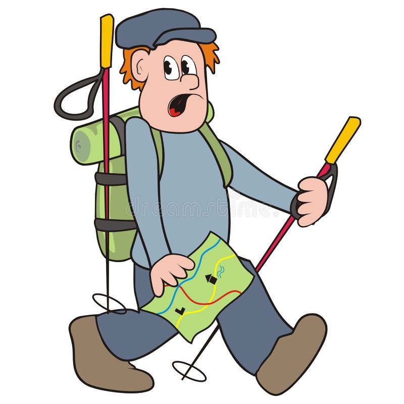 Tourist stock vector. Illustration of jaunt, holidaymaker - 31579996