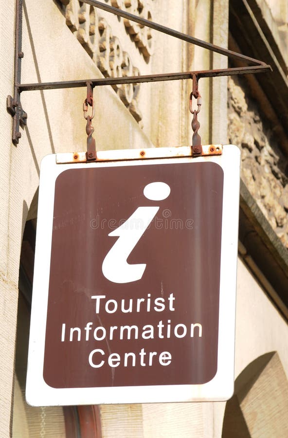 Tourist Information Street Sign Stock Image - Image of booth ...