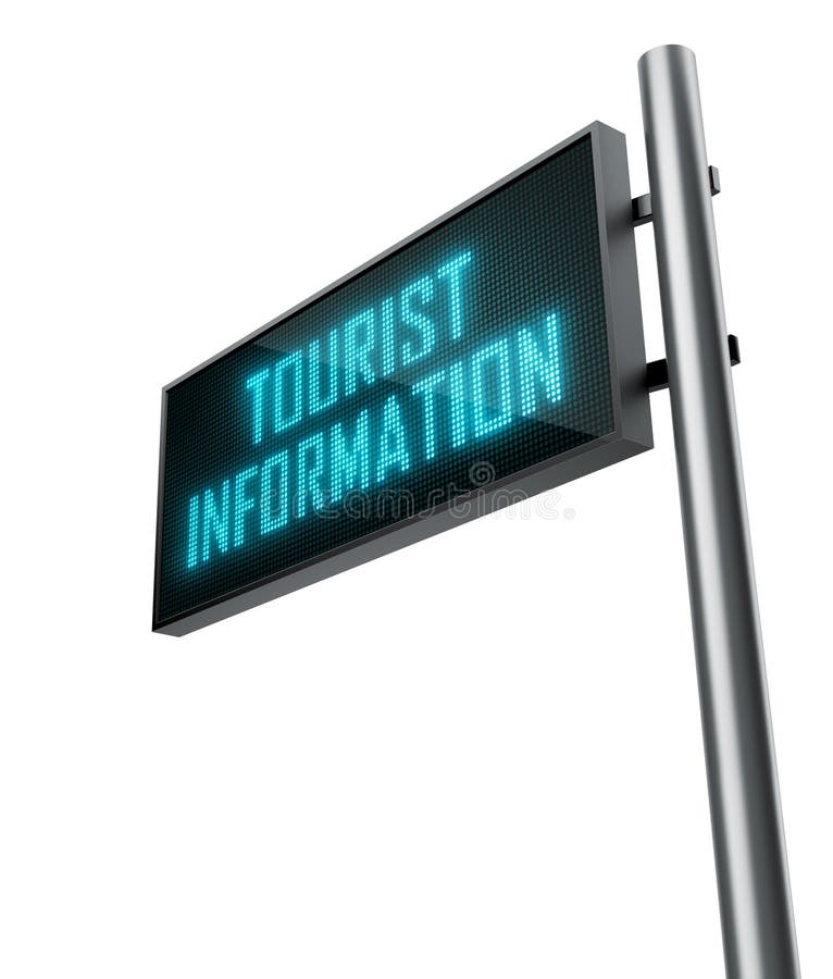 Tourist Information - Line Design Style Banners Set Stock Vector ...