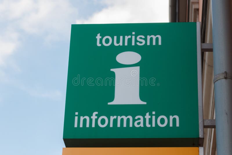 Tourist information sign stock photo. Image of city - 221823890