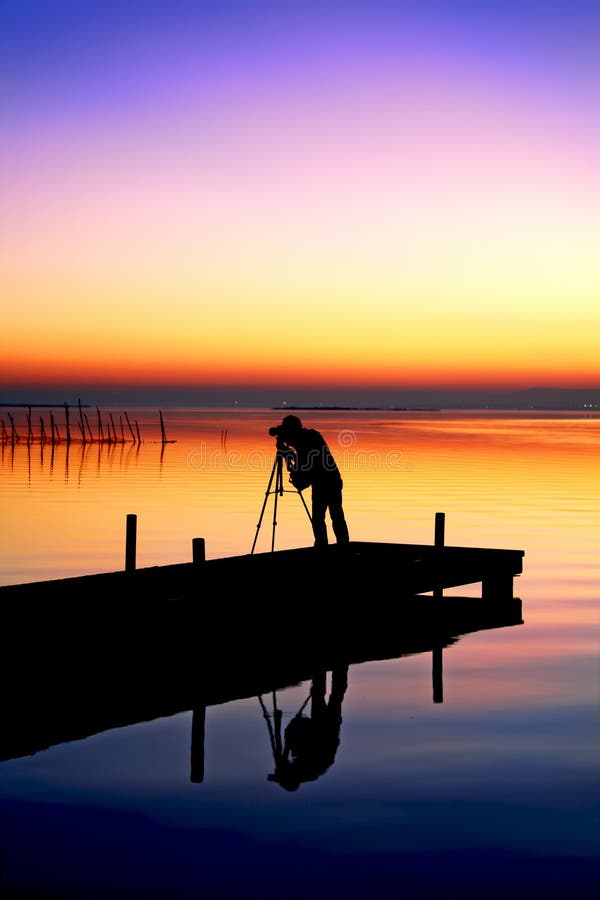 Tourist in the landscape stock image. Image of lake, landscape - 12608249