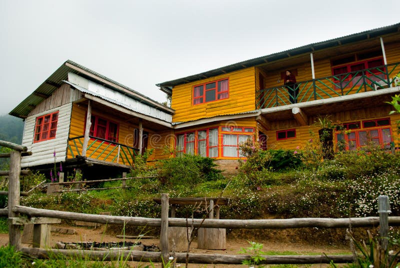 A Tourist Resort at Hill Top Editorial Stock Image - Image of serenity ...