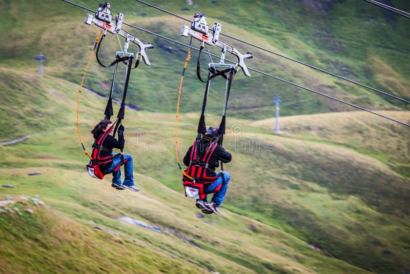 Tourist Riding the First Flier Editorial Photography - Image of ride ...