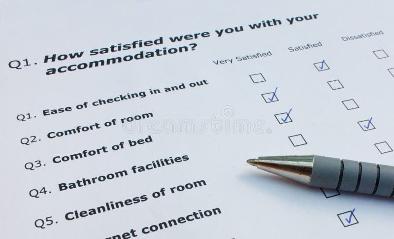 Tourist Satisfaction Survey Stock Image - Image of market, surveying ...