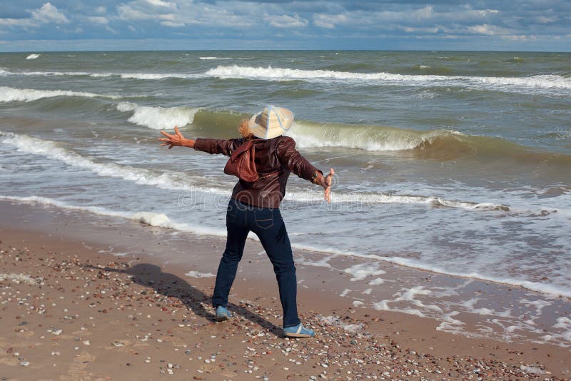 Tourist at sea. stock image. Image of traveler, people - 28617859