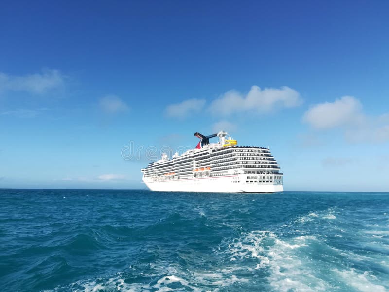 Tourist Ship in the Sea in Vanuatu, Ocean Trip Stock Photo - Image of ...