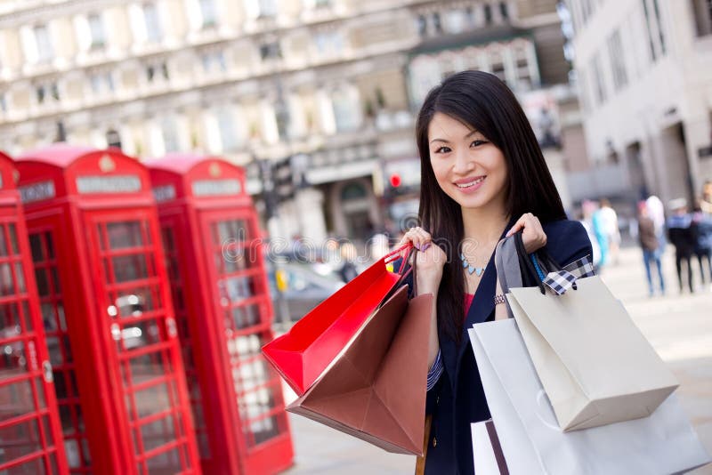 Tourist shopping stock image. Image of bags, city, person - 56536945