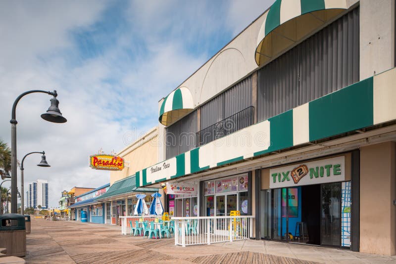 Tourist Shops on Myrtle Beach Boardwalk SC USA Editorial Stock Image ...