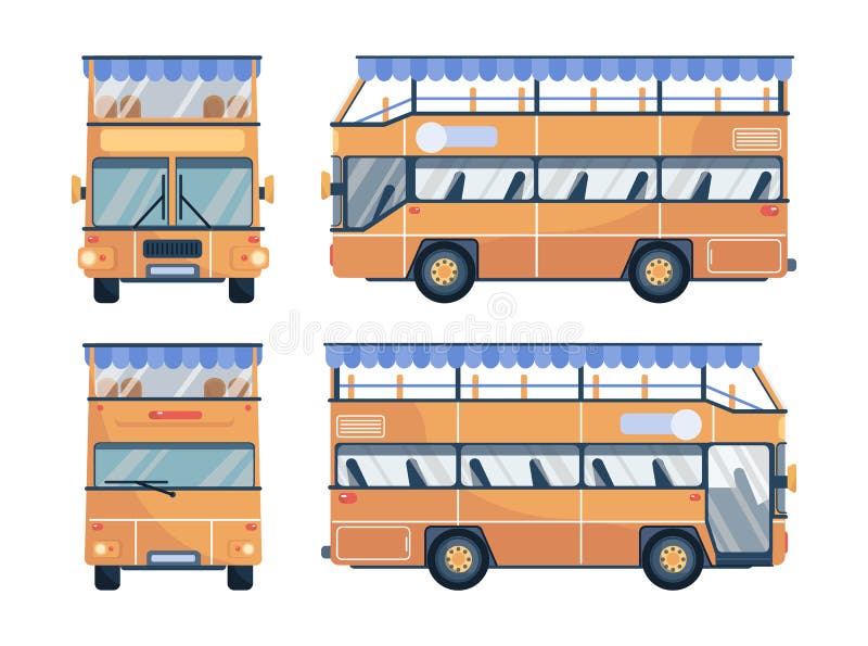Open Topped Bus Clipart 20