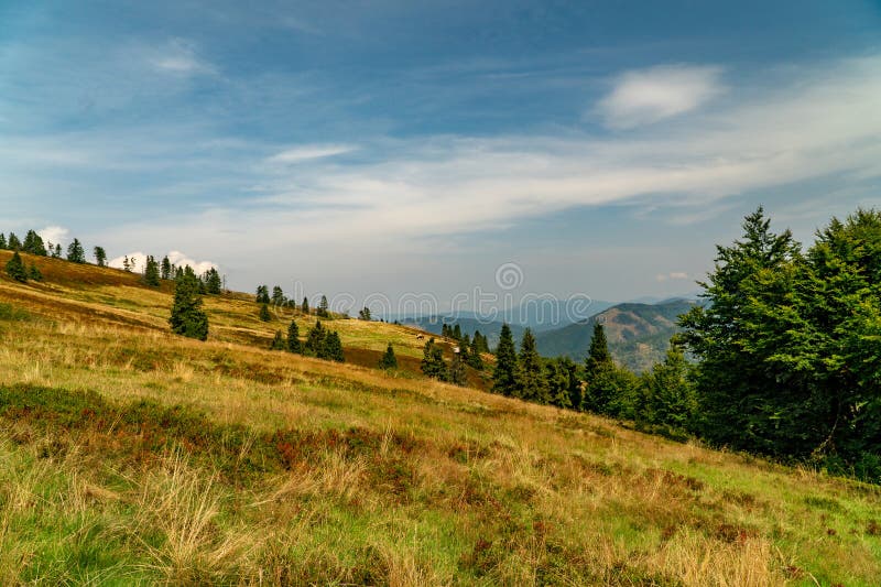 On the tourist trail stock image. Image of beskids, hiking - 340829963