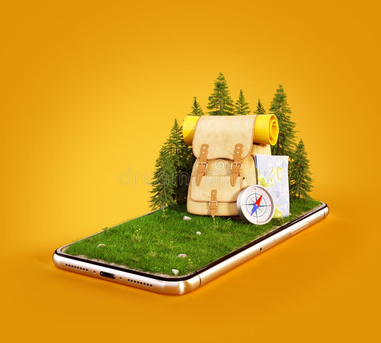 Backpack Phone Stock Illustrations – 6,174 Backpack Phone Stock ...