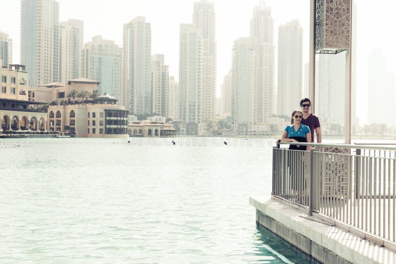 Tourists in Dubai stock photo. Image of summer, sunglasses - 84866382