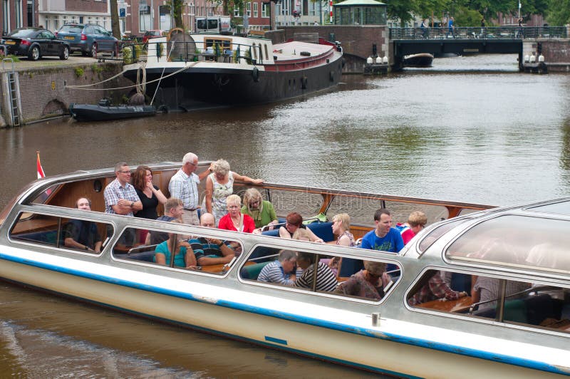 Tourists in Sightseeing Boat Editorial Stock Photo - Image of canal ...