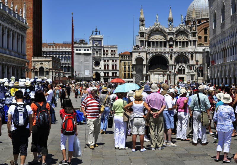 Tourists in Venice, St.Marco Editorial Stock Photo - Image of ...