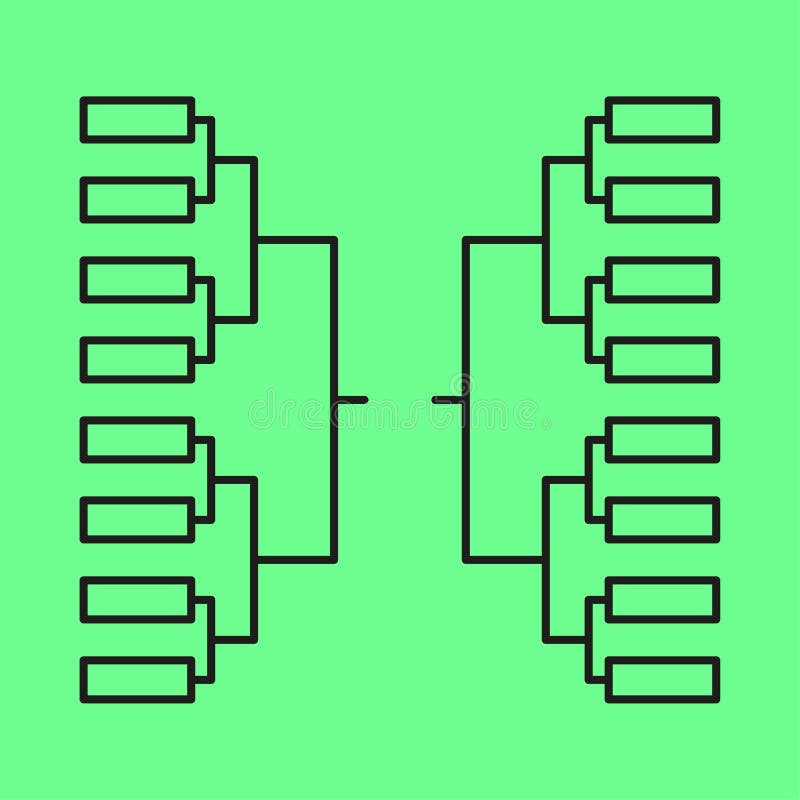 Tournament Bracket Templates Competition. Vector Illustration. EPS 10 ...