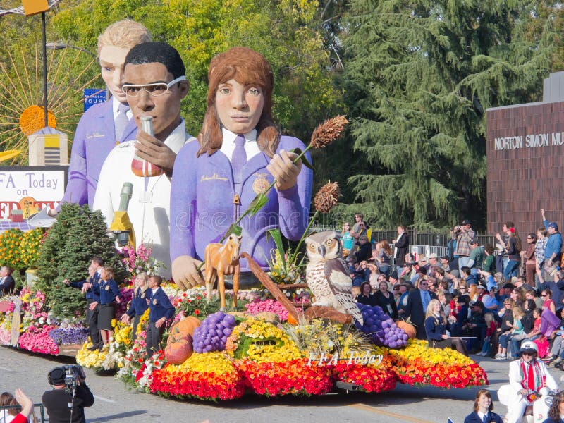 Rose Parade Floats Volunteers Needed Stock Photos - Free & Royalty-Free ...