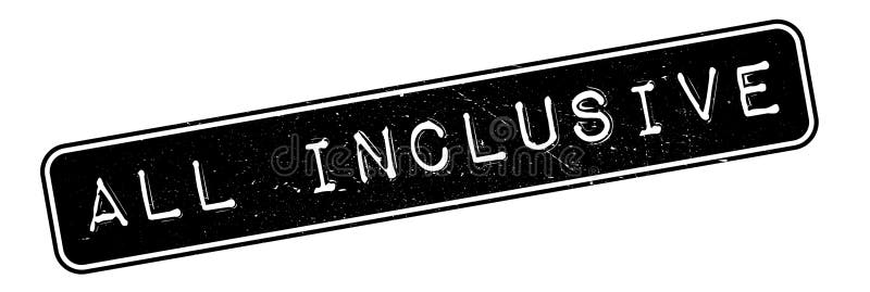 Tout Le Tampon En Caoutchouc Inclus Illustration de Vecteur ...