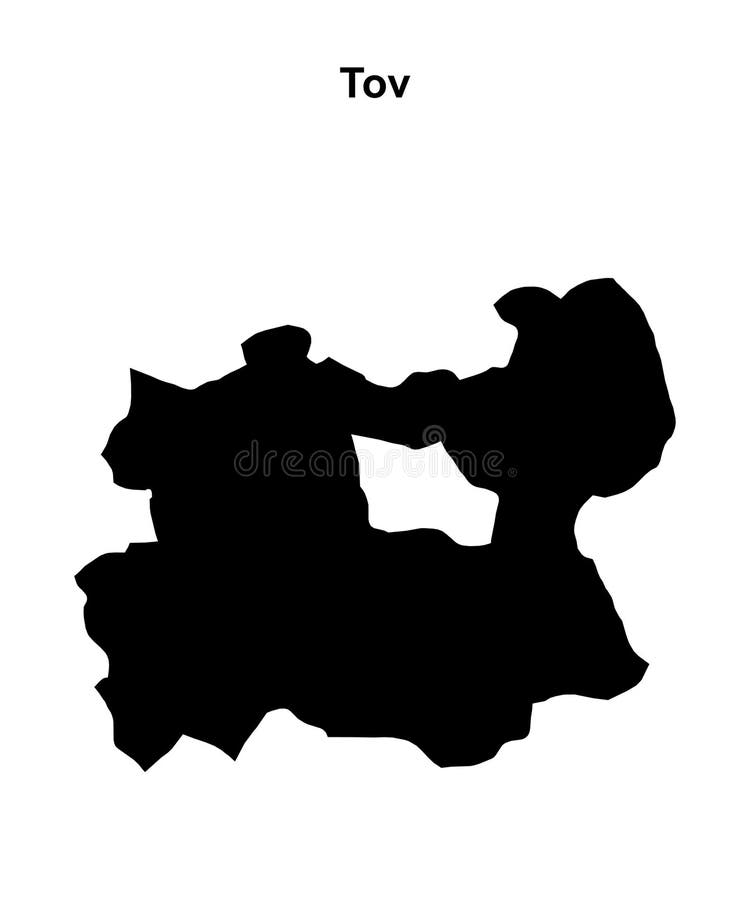Tov Province Blank Outline Map Stock Illustrations – 2 Tov Province ...