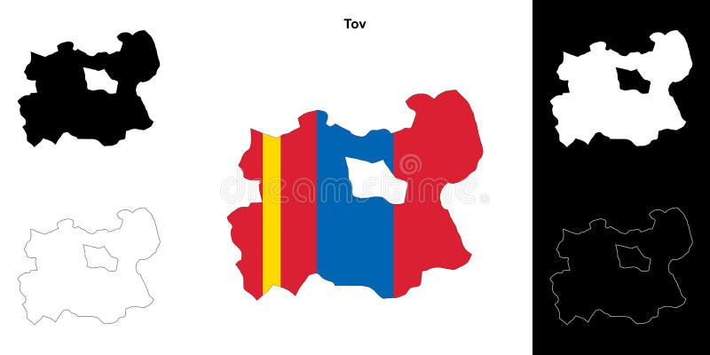 Tov outline map stock vector. Illustration of boundary - 324191816