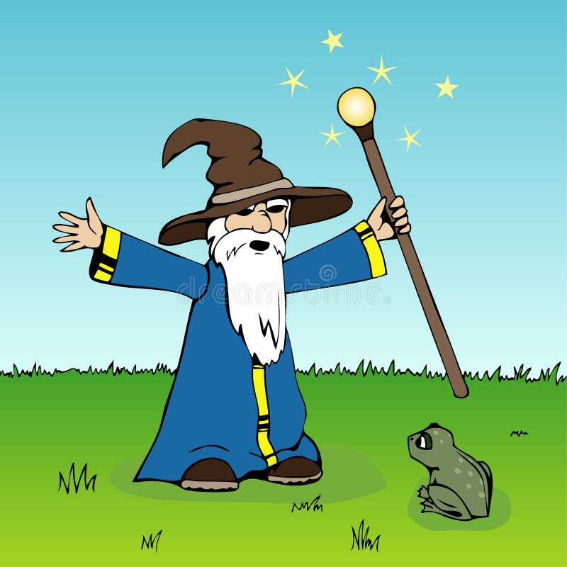 Tovenaar stock illustratie. Illustration of wizardware - 3009788