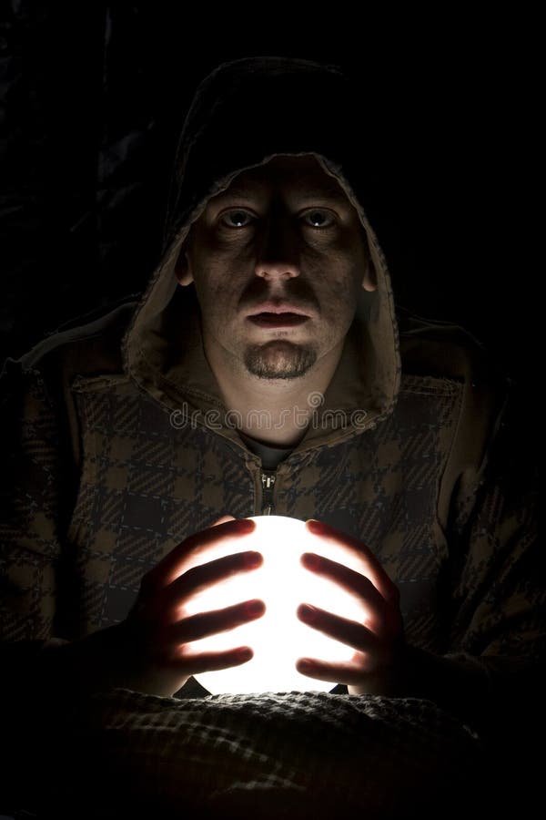 Tovenaar stock foto. Image of heet, magisch, macht, verschrikking - 9278564