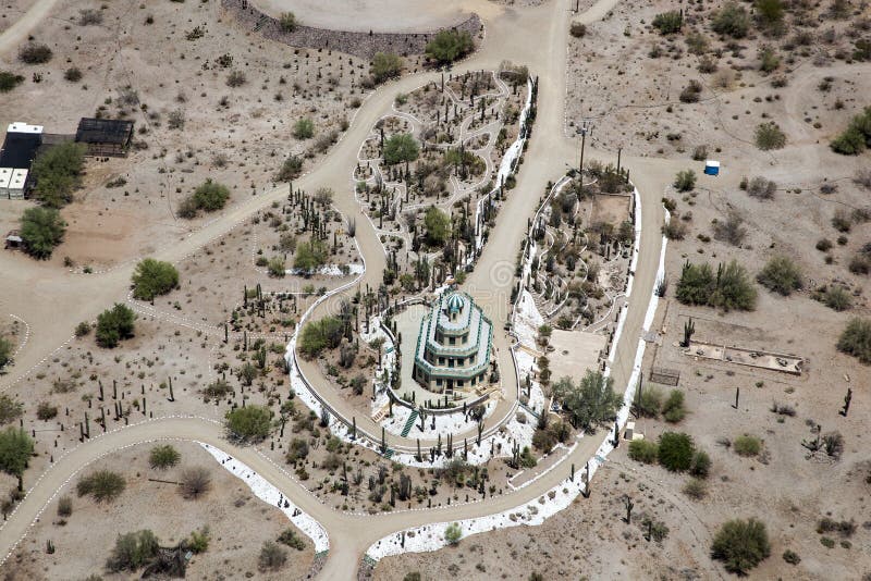 Tovrea Castle stock image. Image of sunny, tour, historic - 32090393