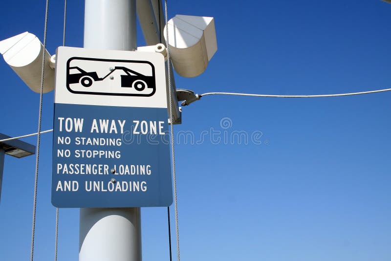 Tow away zone stock photo. Image of loading, away, airplane - 1979532