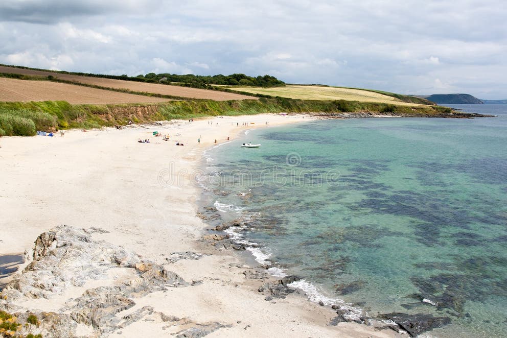 Towan Beach stock image. Image of coastal, scenery, coastline - 28069255