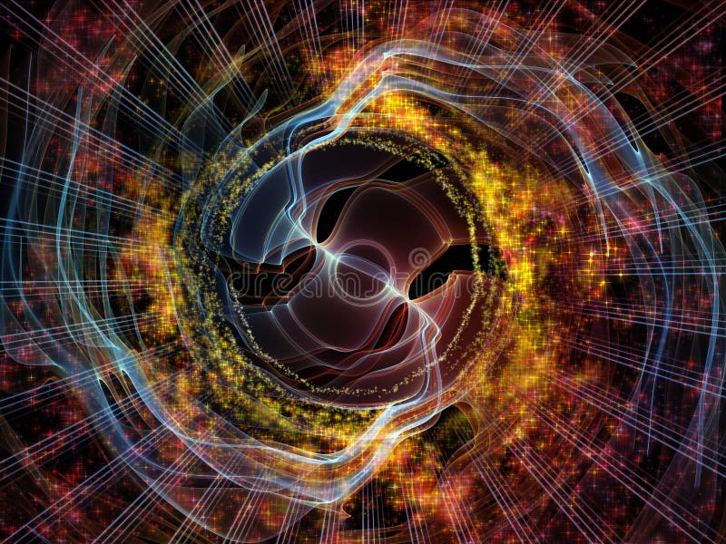 Toward Digital Radial Oscillation Stock Illustration - Illustration of ...