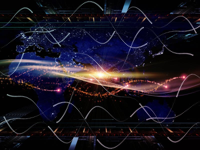 World Map Nasa Digital Fractal Stock Illustrations – 7 World Map Nasa ...