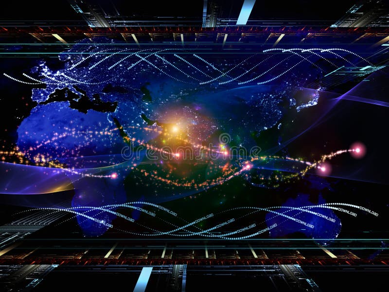 World Map Nasa Digital Fractal Stock Illustrations – 7 World Map Nasa ...