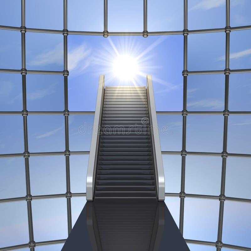 Toward the light stock illustration. Illustration of design - 19254441