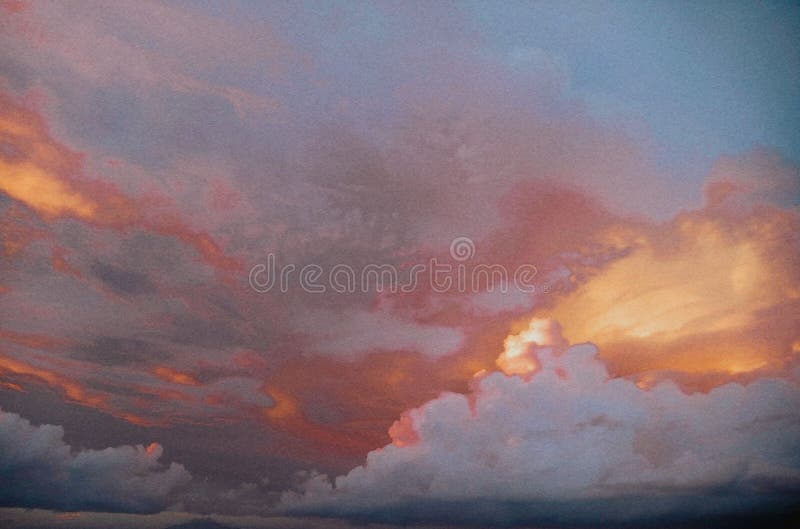 Towards Evening but There is a Little Sunlight that Makes the Sky a ...