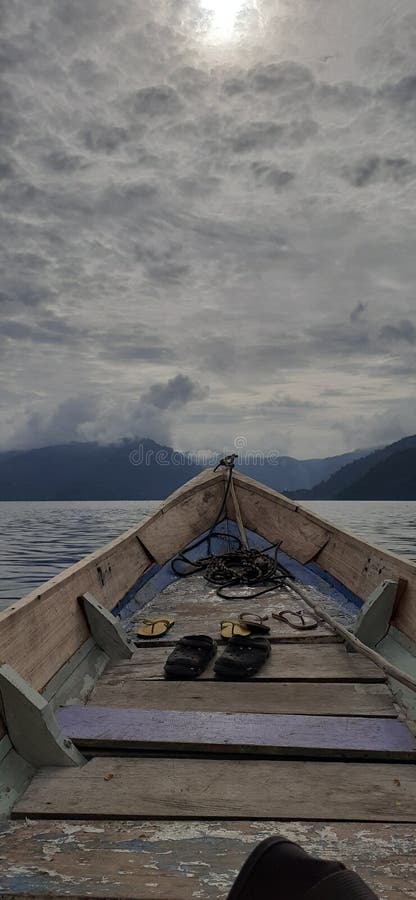 Towards the Island by Boat in the Scorching Heat Stock Image - Image of ...
