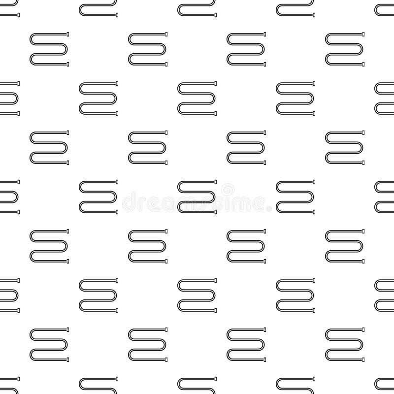 Towel Bath Radiator Pattern Seamless Vector Stock Vector - Illustration ...