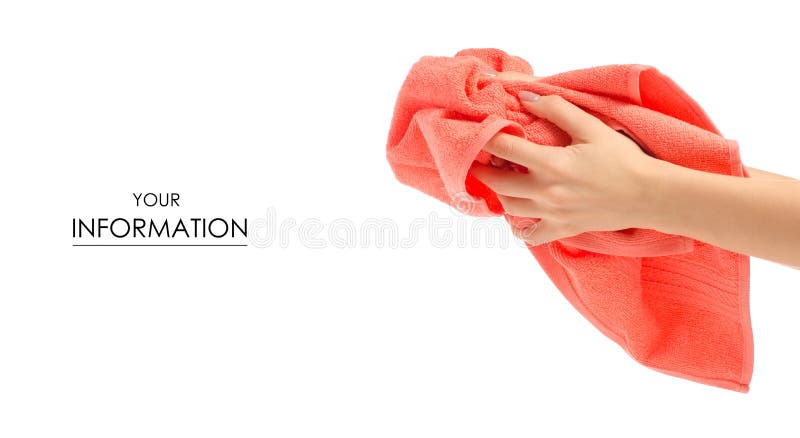 Towel in hand wipe pattern stock image. Image of hygiene - 113454737