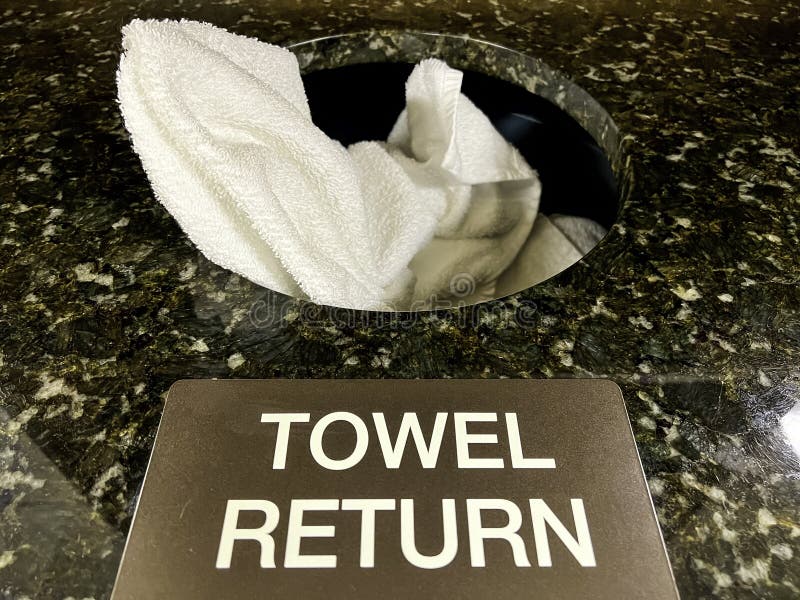 Towel Return station stock photo. Image of swimming - 235394816