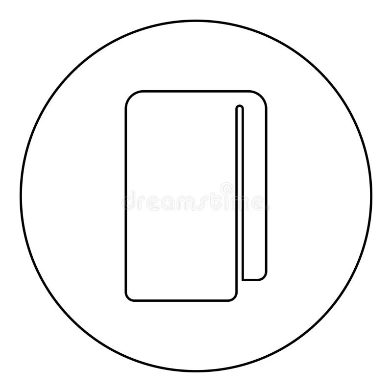 Towel Stack of Folded Bath Napkin Icon in Circle Round Black Color ...