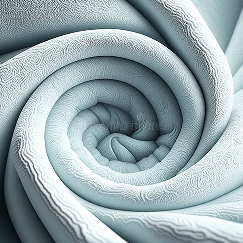 Towel Swirl Texture. Generative AI Stock Illustration - Illustration of ...