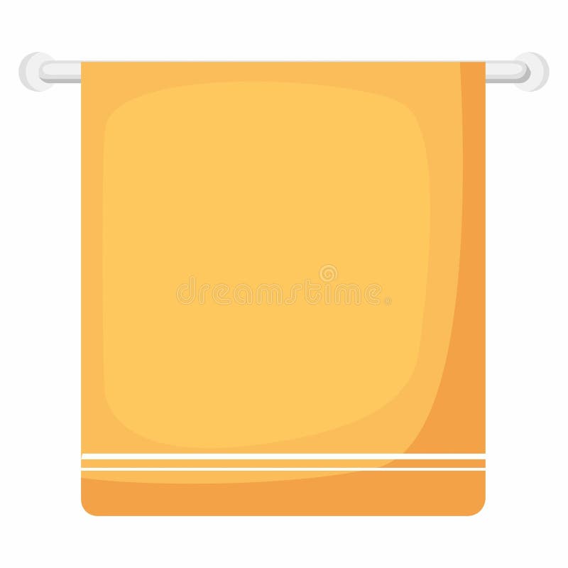 Towel Vector Art Illustration Stock Illustration - Illustration of ...
