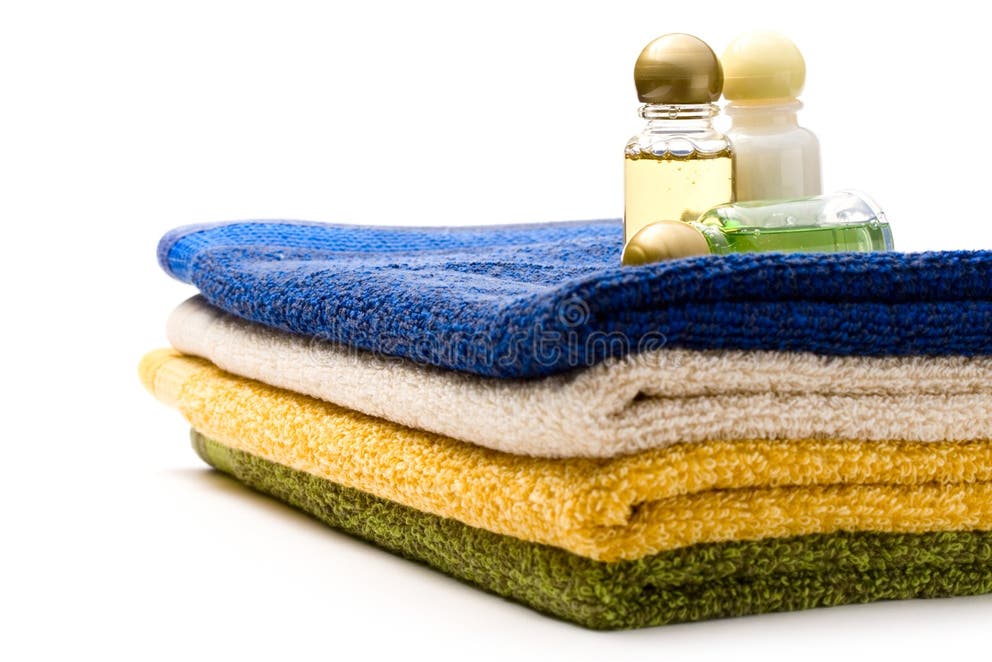 Towels stock photo. Image of blue, soft, fabric, cotton - 22638506
