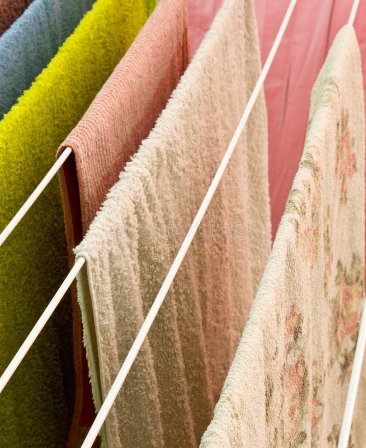 Towels stock image. Image of clip, laundry, line, string - 23693385