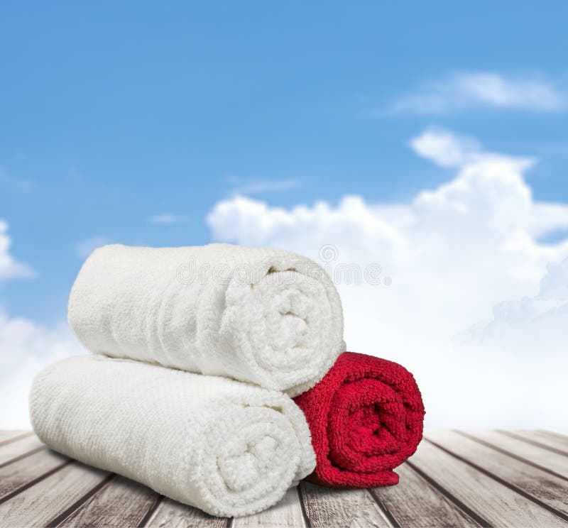 Towels stock image. Image of towels, towel, stack, organization - 61560613