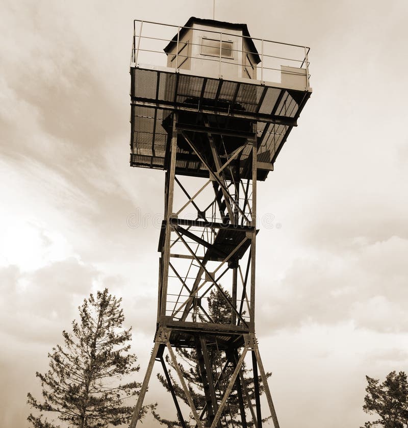 Tower stock image. Image of tower, service, sepia, hour - 21281233